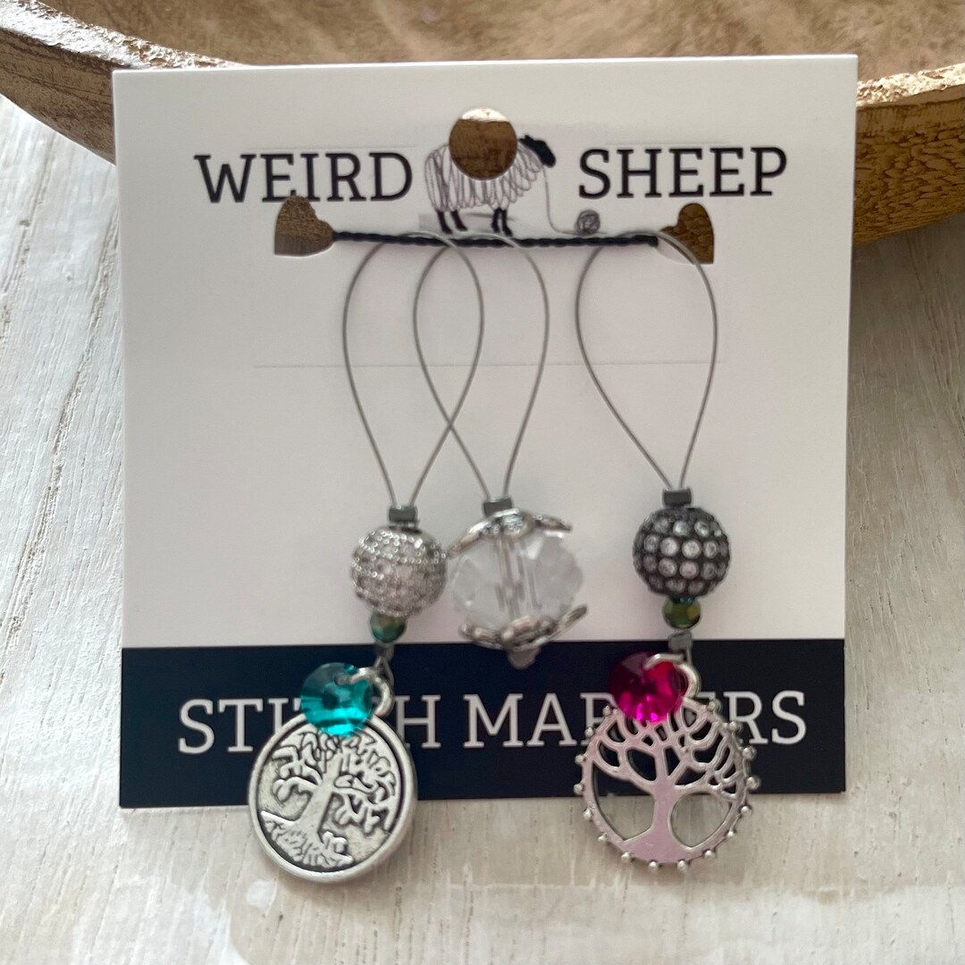 Stitch Marker Set Tree of Life | Knitting Tool | Handmade | Accessory ...