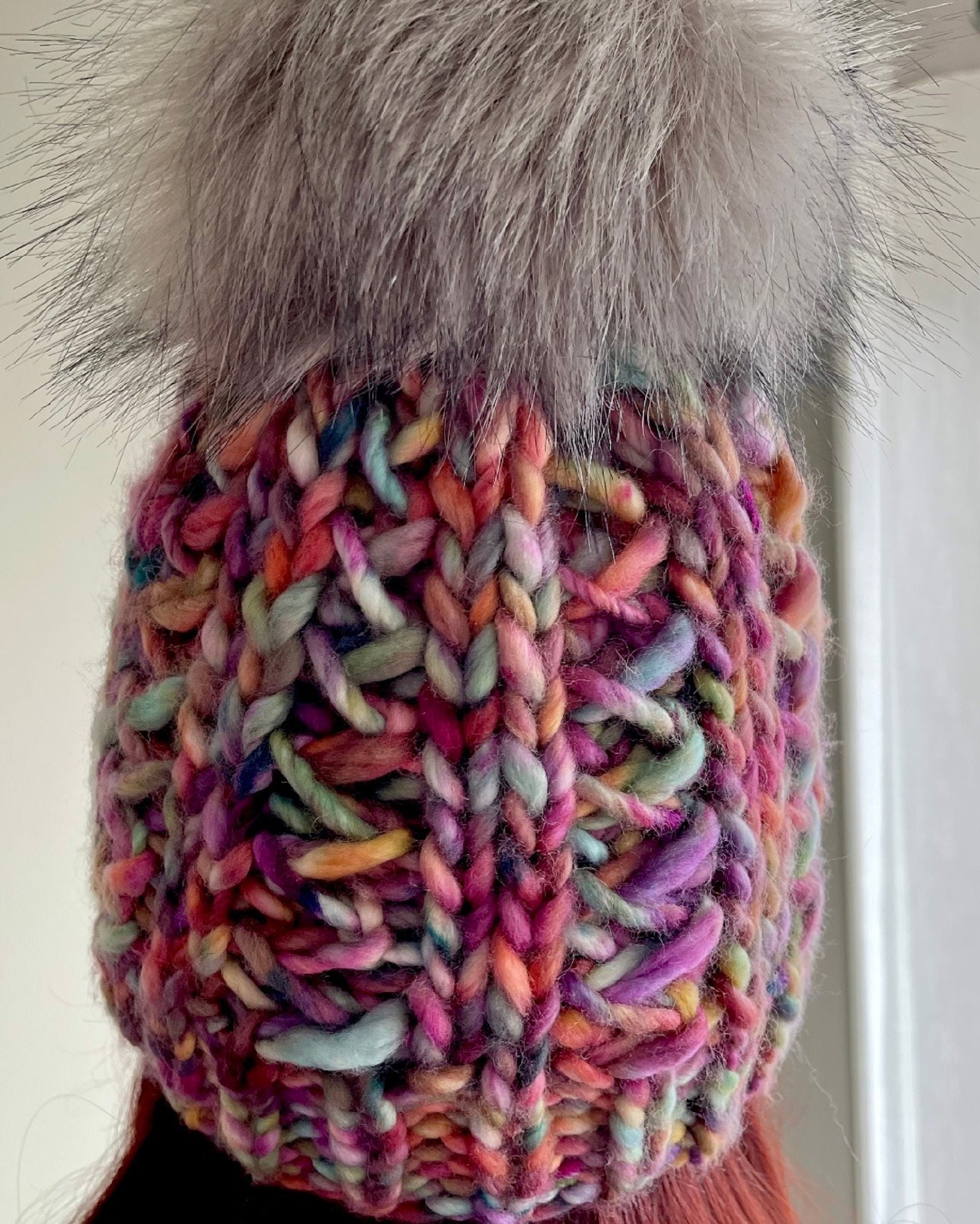 Corset Beanie Knitting Pattern – Adult Chunky Knit Toque (PDF FILE ONLY ...