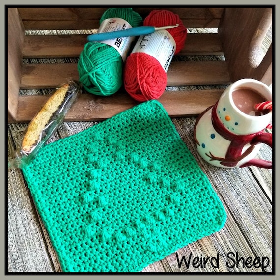 Tree Crocheted Dishcloth Pattern PDF File Only | Etsy