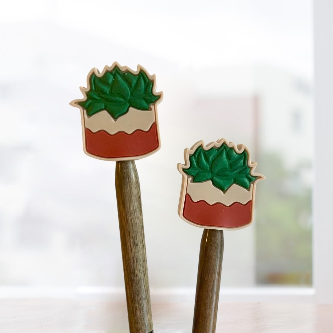 Succulent Stitch Stopper Set | Knitting Tool | Needle Stopper ...