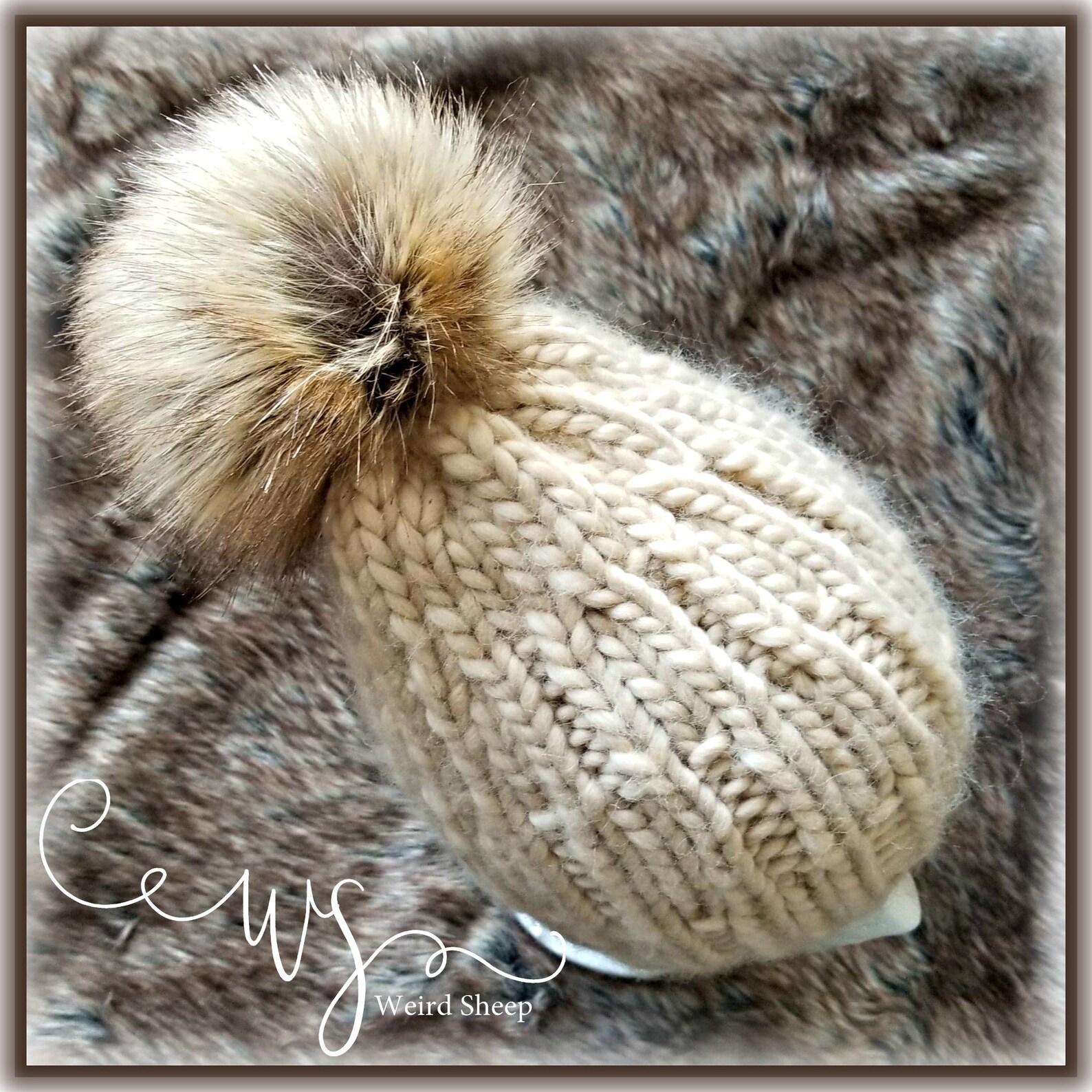 The Livie Knitted Hat Knit Pattern Toque Beanie Hat PDF - Etsy