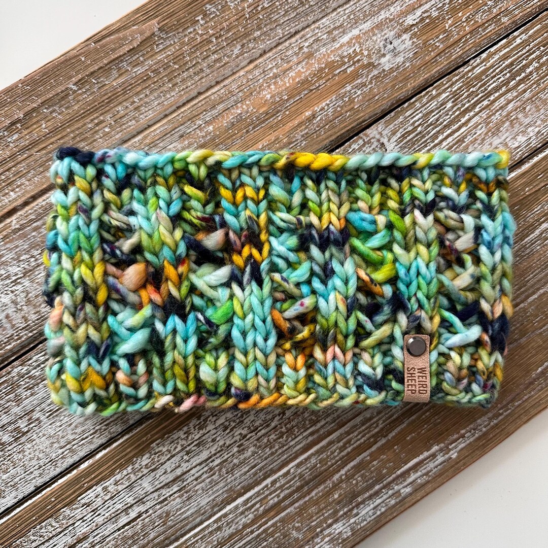 Merino Wool Knit Headband - Toucan Do It Corset Headband - Etsy