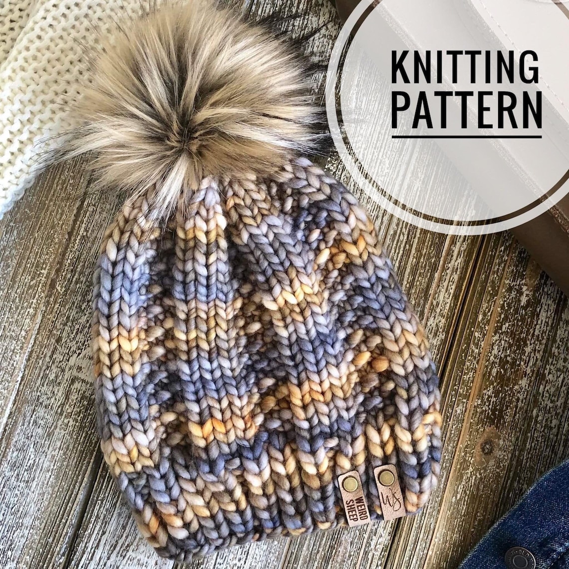 Jojo Hat Knit Pattern PDF FILE ONLY - Etsy Canada