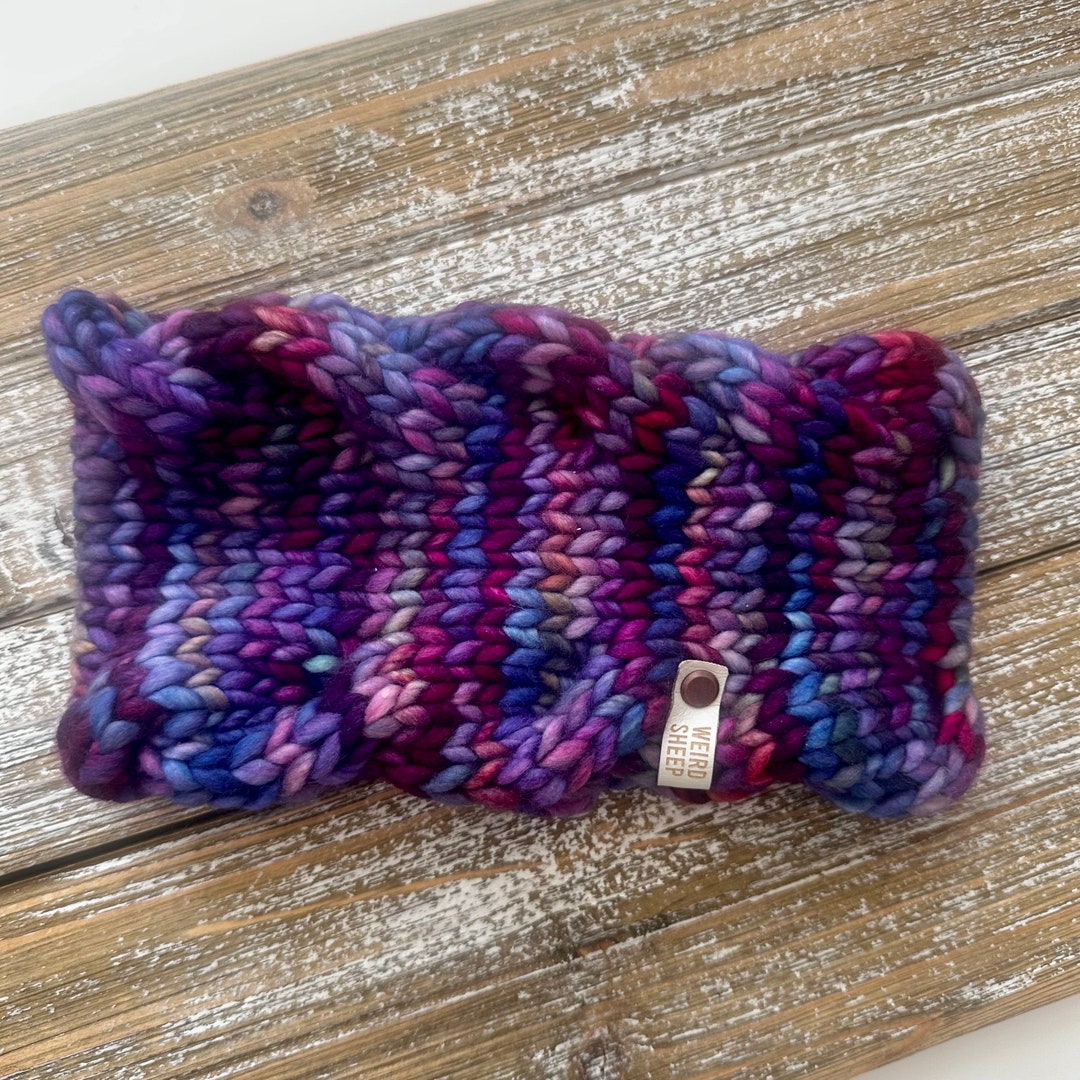 Merino Wool Knit Ballertic Headband Aniversario - Etsy