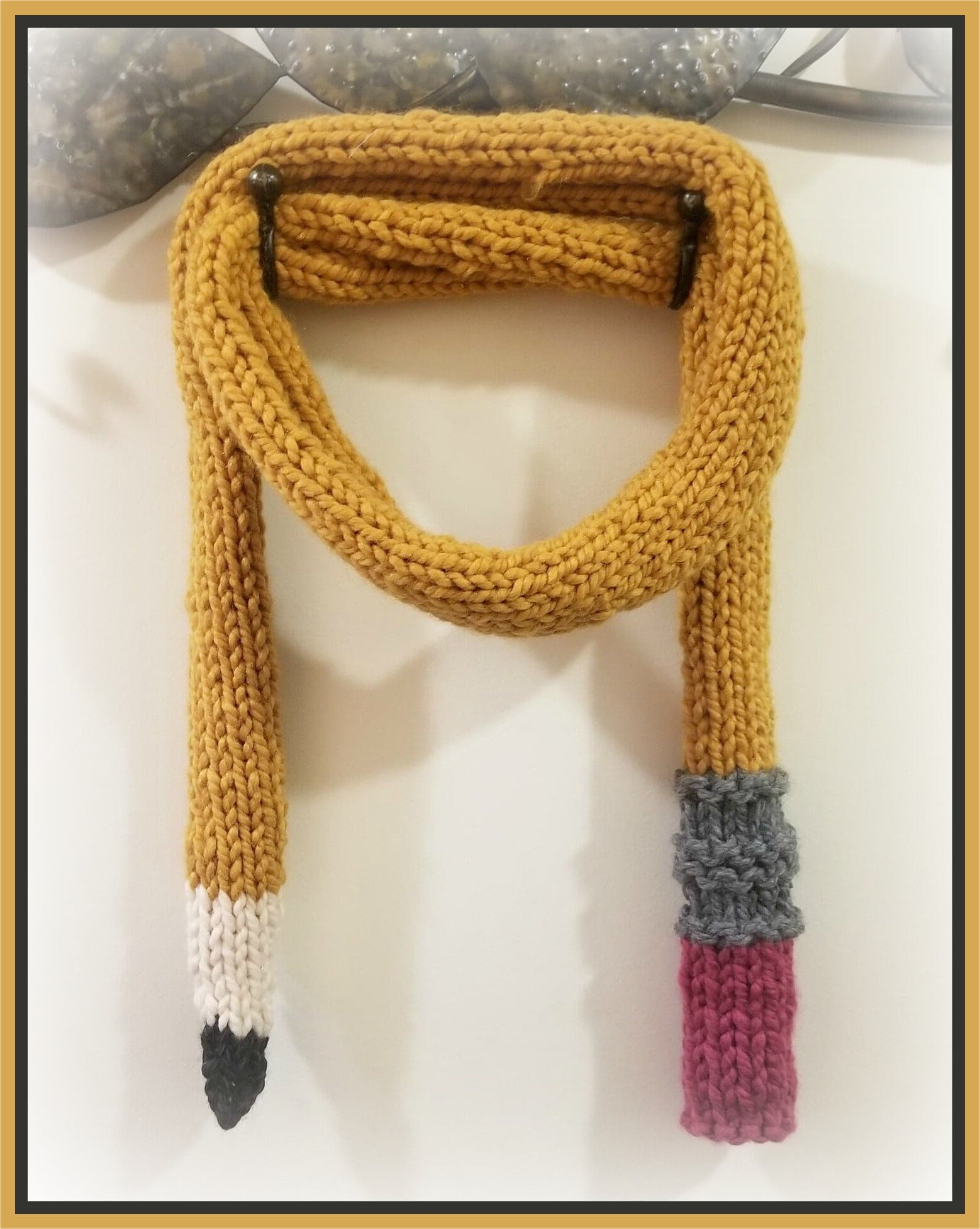 Pencil Scarf Knit Pattern PDF FILE ONLY - Etsy