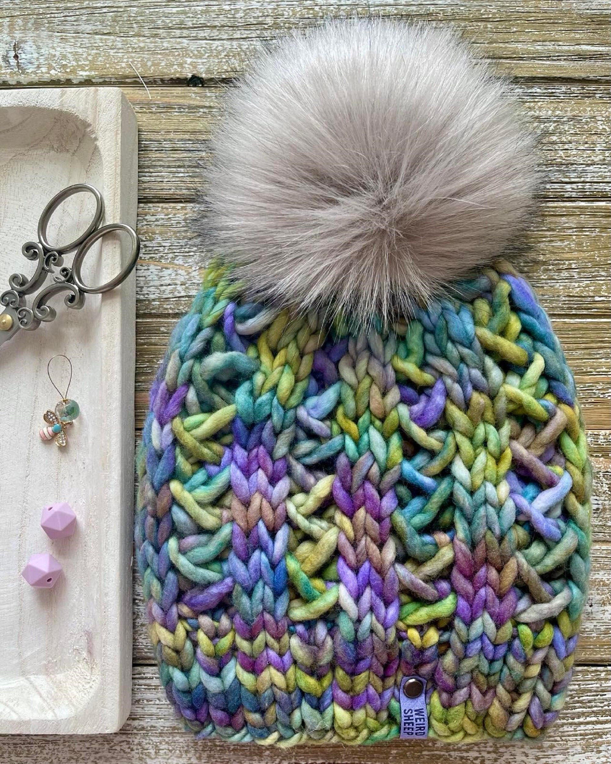 Corset Beanie Knitting Pattern – Adult Chunky Knit Toque (PDF FILE ONLY ...