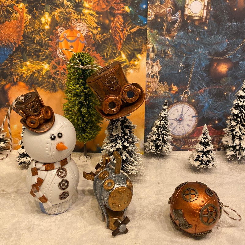 Steampunk Ornaments - Etsy
