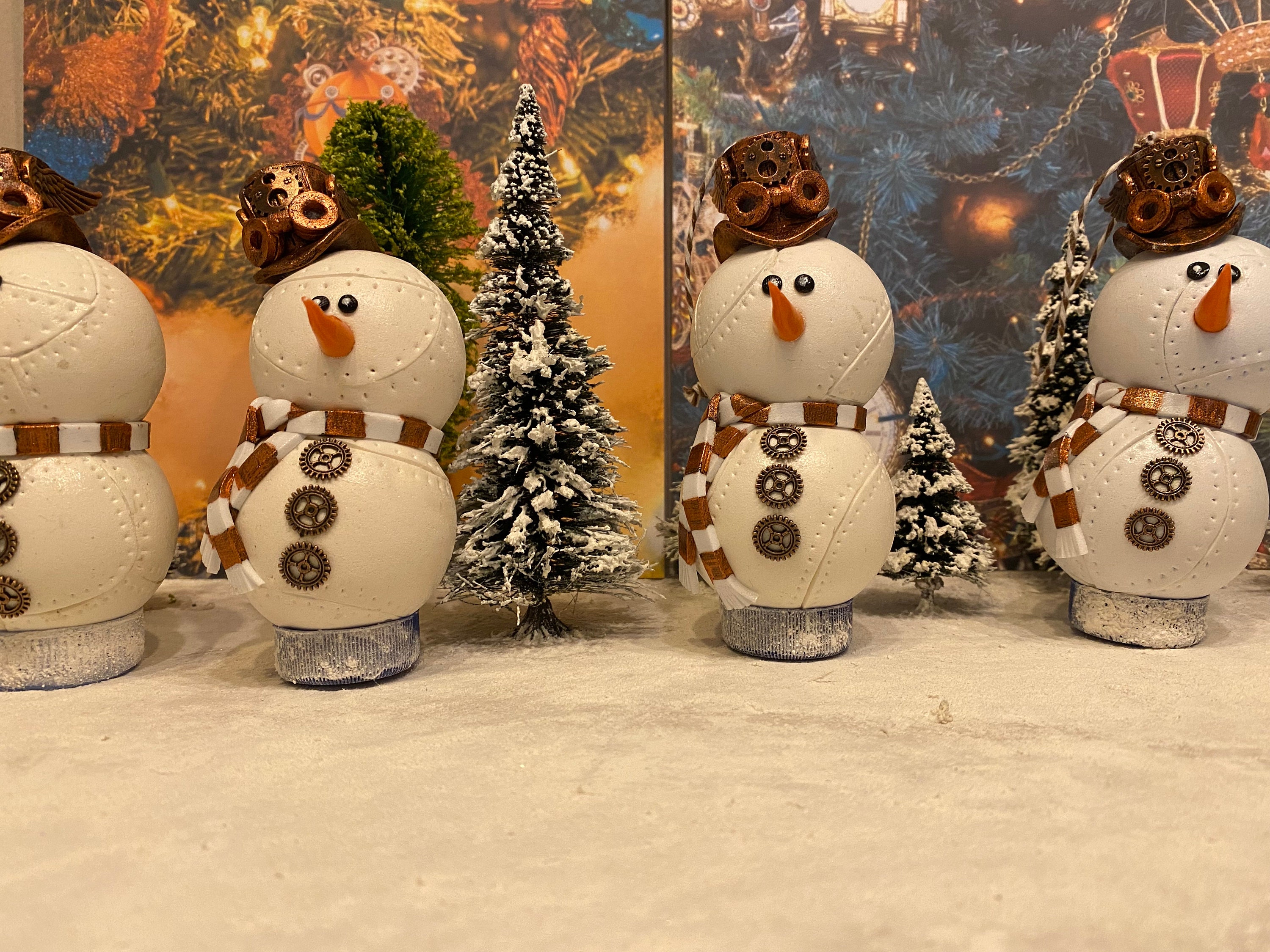 Steampunk Christmas Ornament Set - Etsy