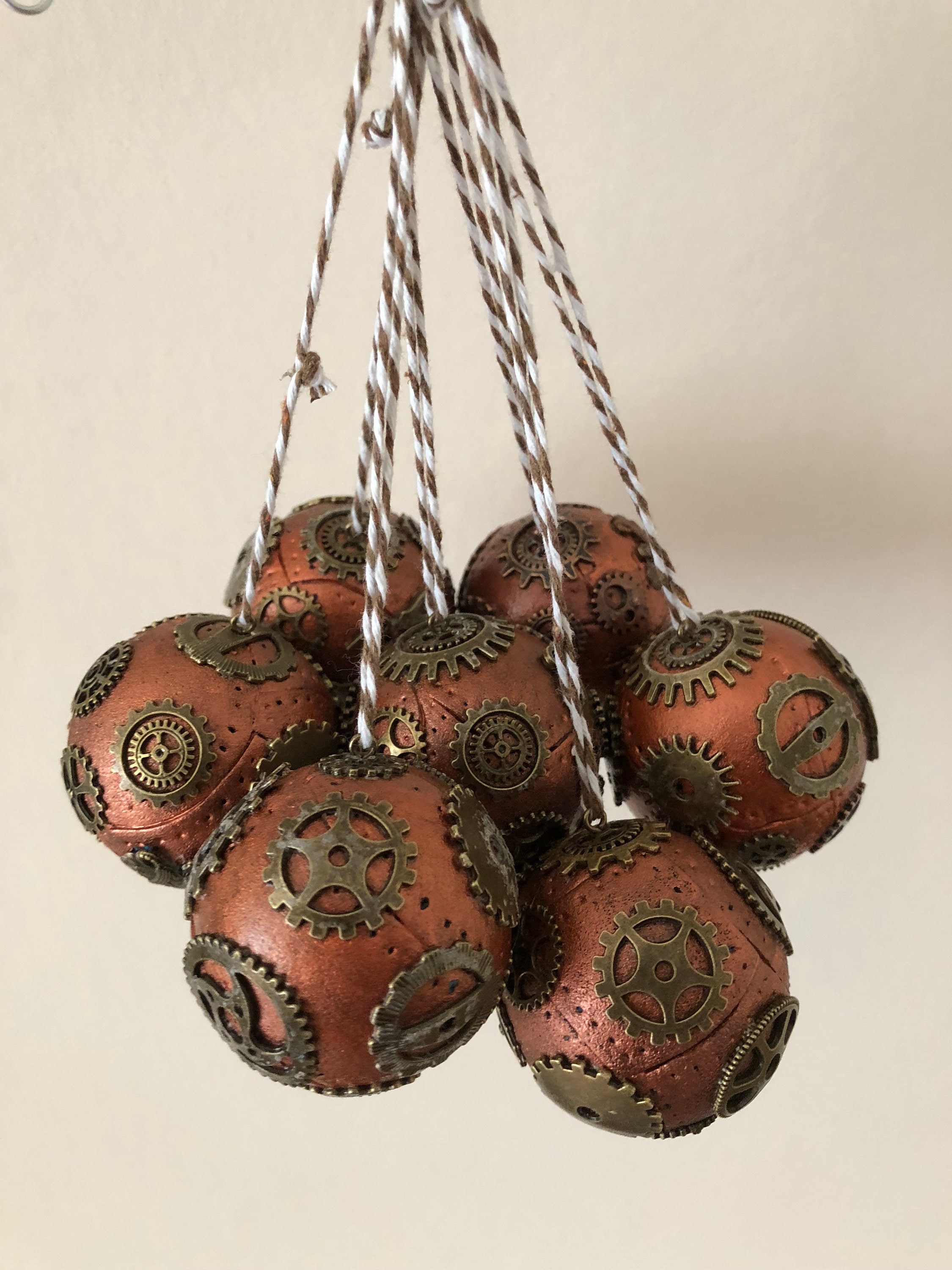 4 Steampunk Christmas Ornaments - Etsy