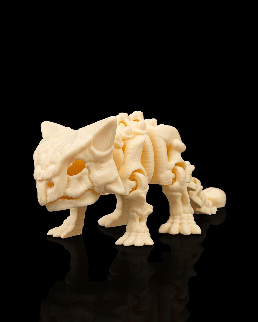 Mini Articulated Skeleton Ankylosaurus 3D Collectible - Etsy