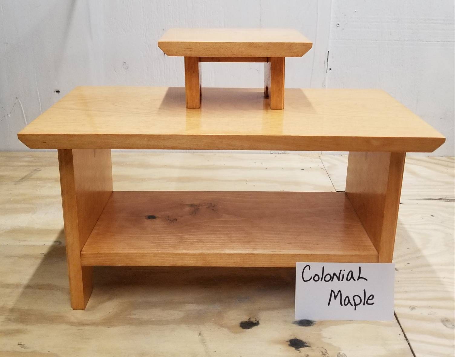 Handmade 3-tier Wooden Meditation Altar Table With Incense and Candle ...