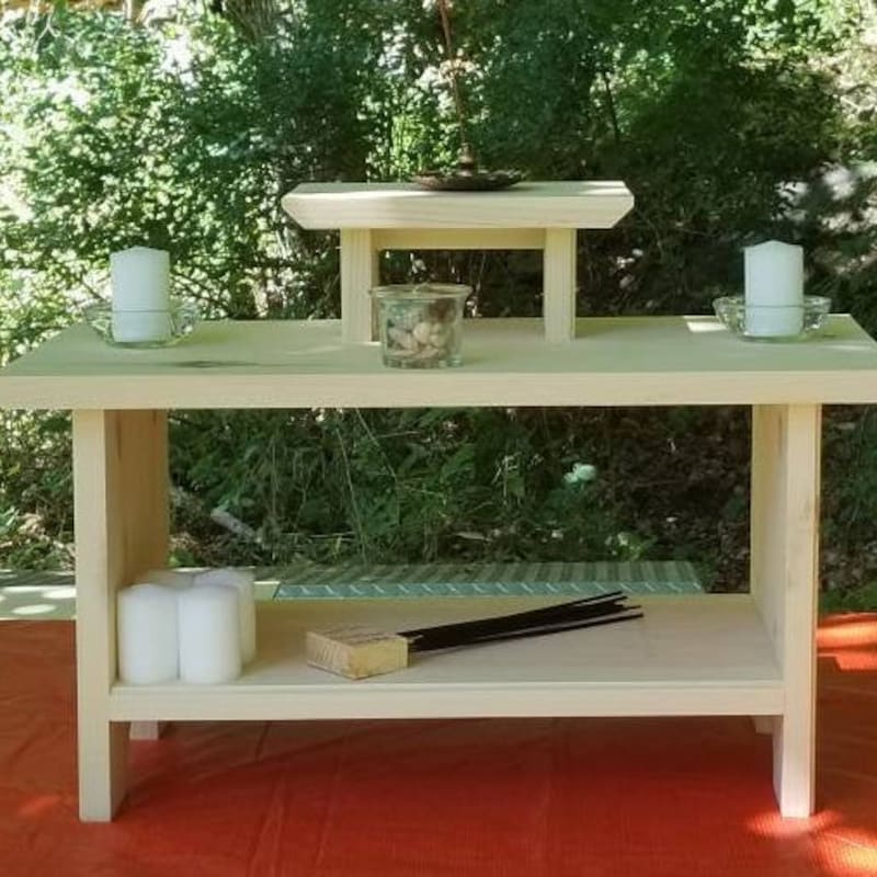 Meditation Altar Table - Etsy