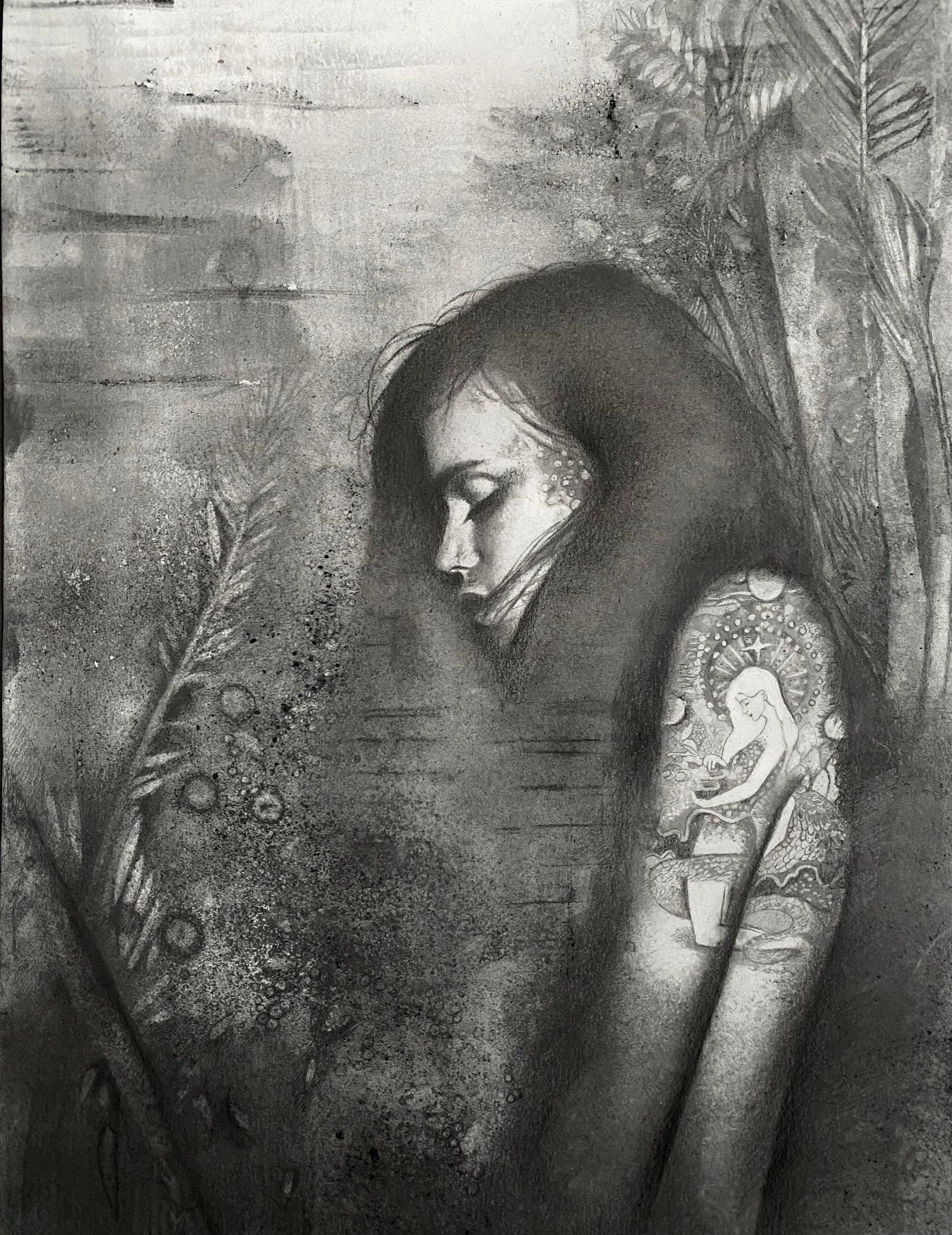 Contemporary Charcoal Drawing