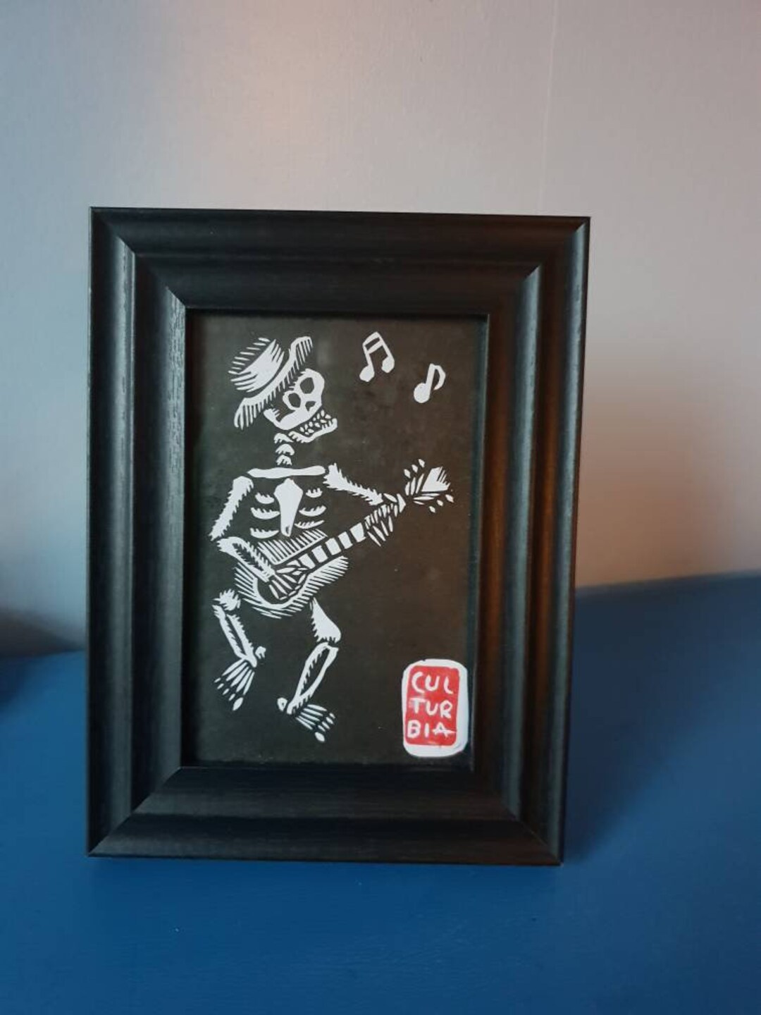 Skeleton, Esqueleto Original Lino Cut - Limited Edition - Etsy