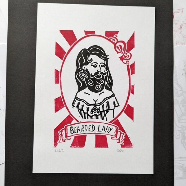 Bearded Lady - Etsy
