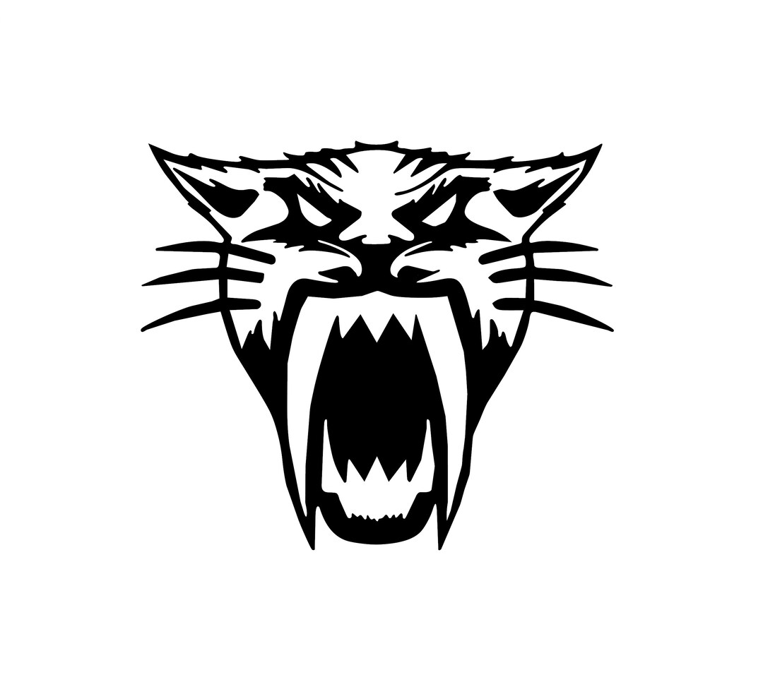 Arctic Cat Fangs Head Sticker Decal **sizes & Colors** - Etsy