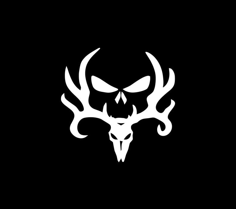 Bone Collector Skull Sticker Decal SIZE and COLOR CHOICE - Etsy