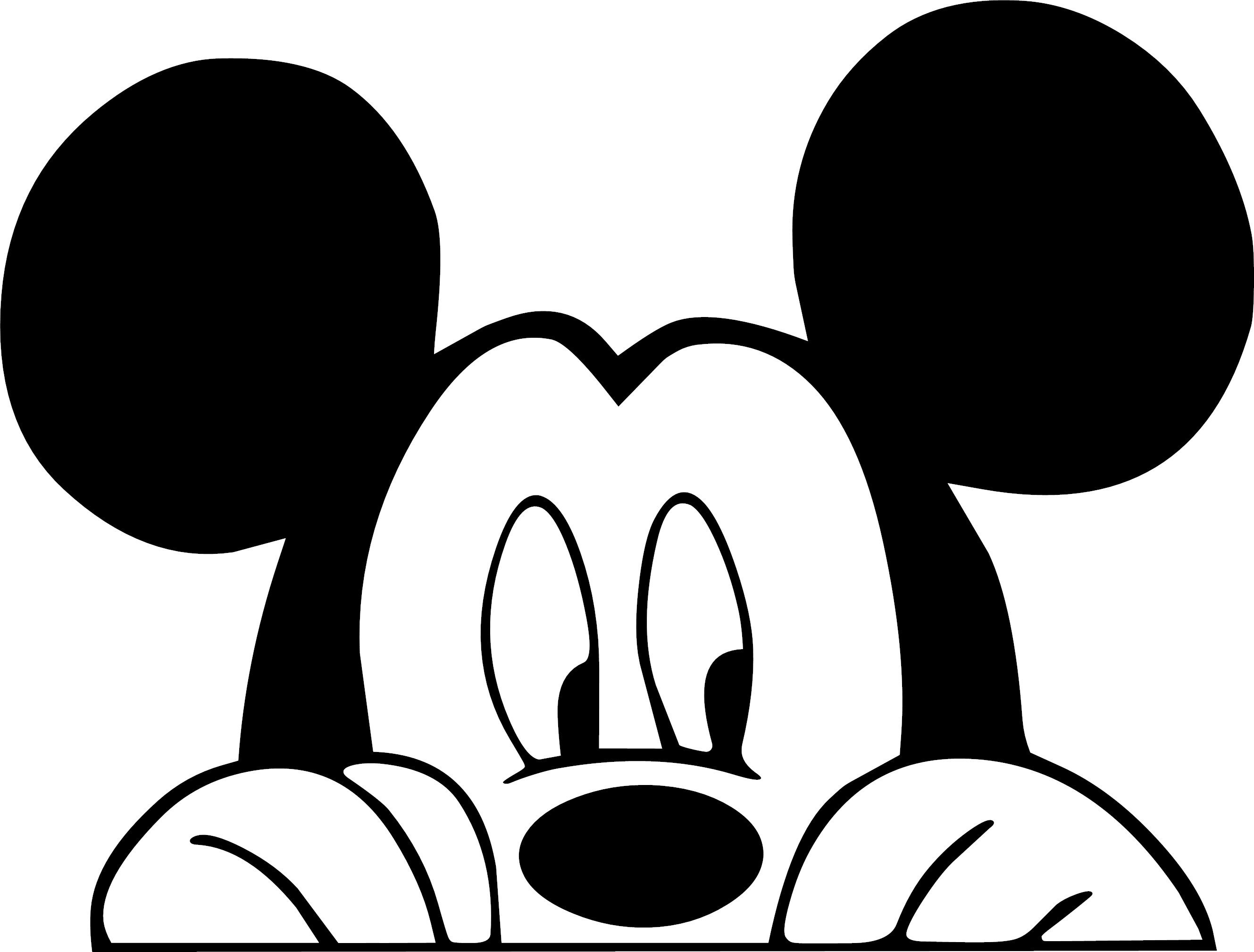 Mickey Mouse Sticker Decal **SIZE and COLOR CHOICE** - Etsy