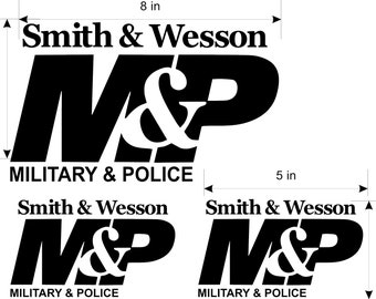 Smith and Wesson Shield M&p Sticker Decal SIZES and COLORS - Etsy