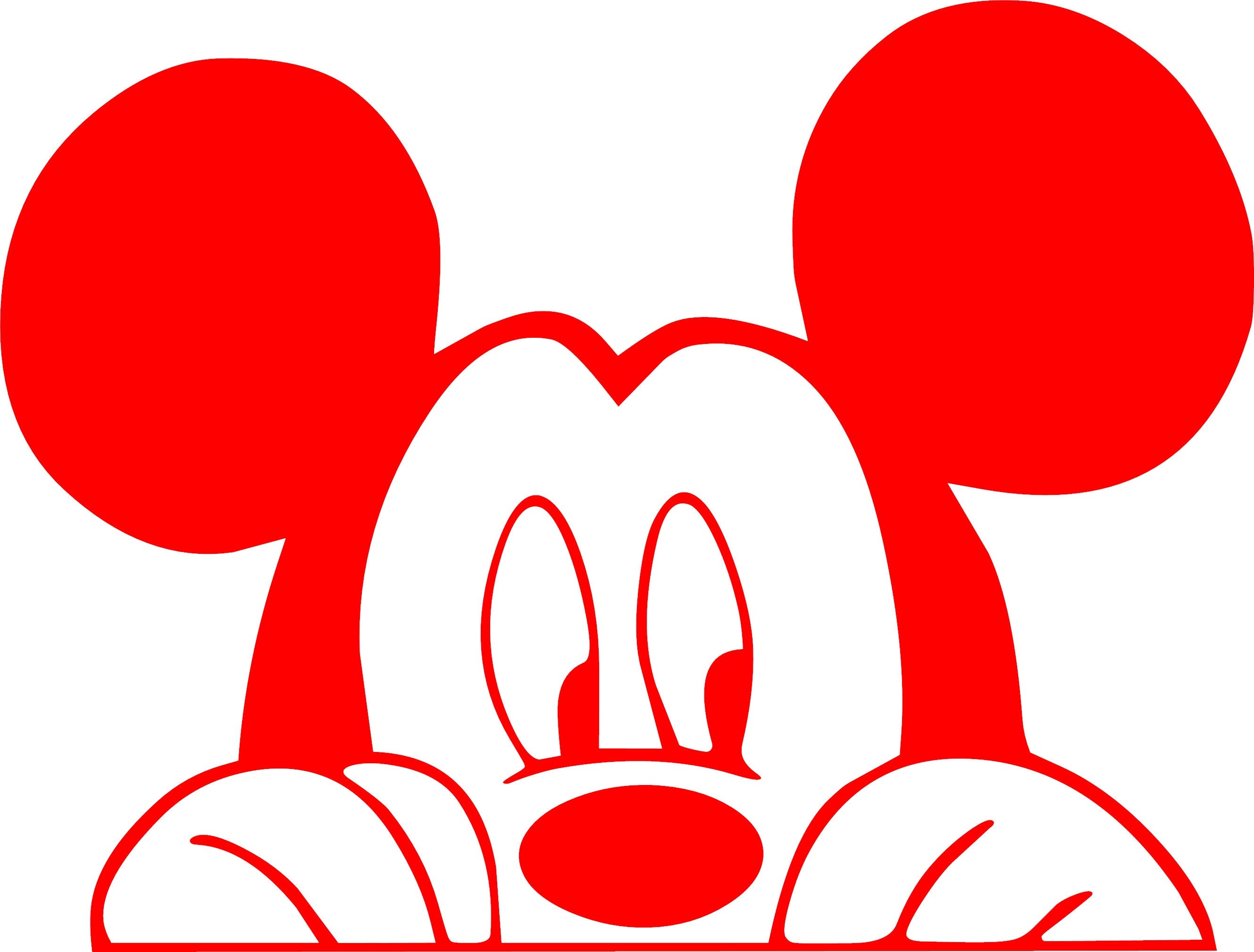 Mickey Mouse Sticker Decal **SIZE and COLOR CHOICE** - Etsy