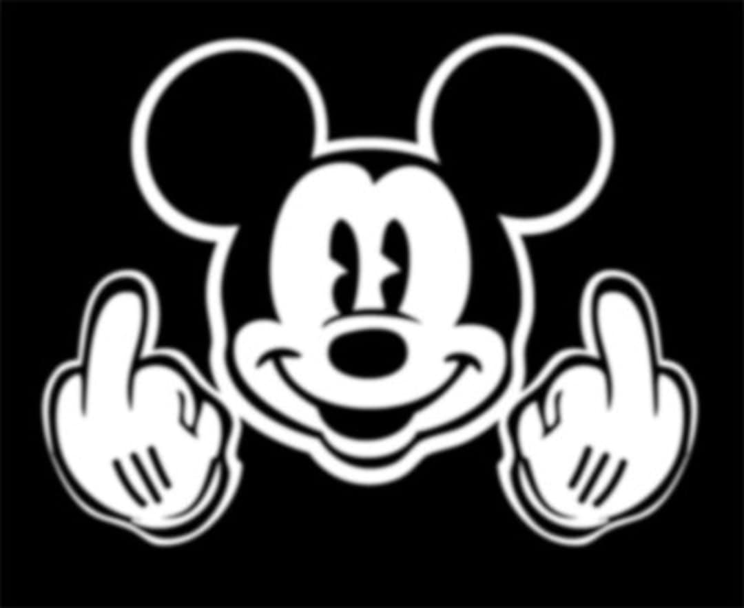 Mickey Mouse Sticker Decal Finger **colors and Sizes** - Etsy