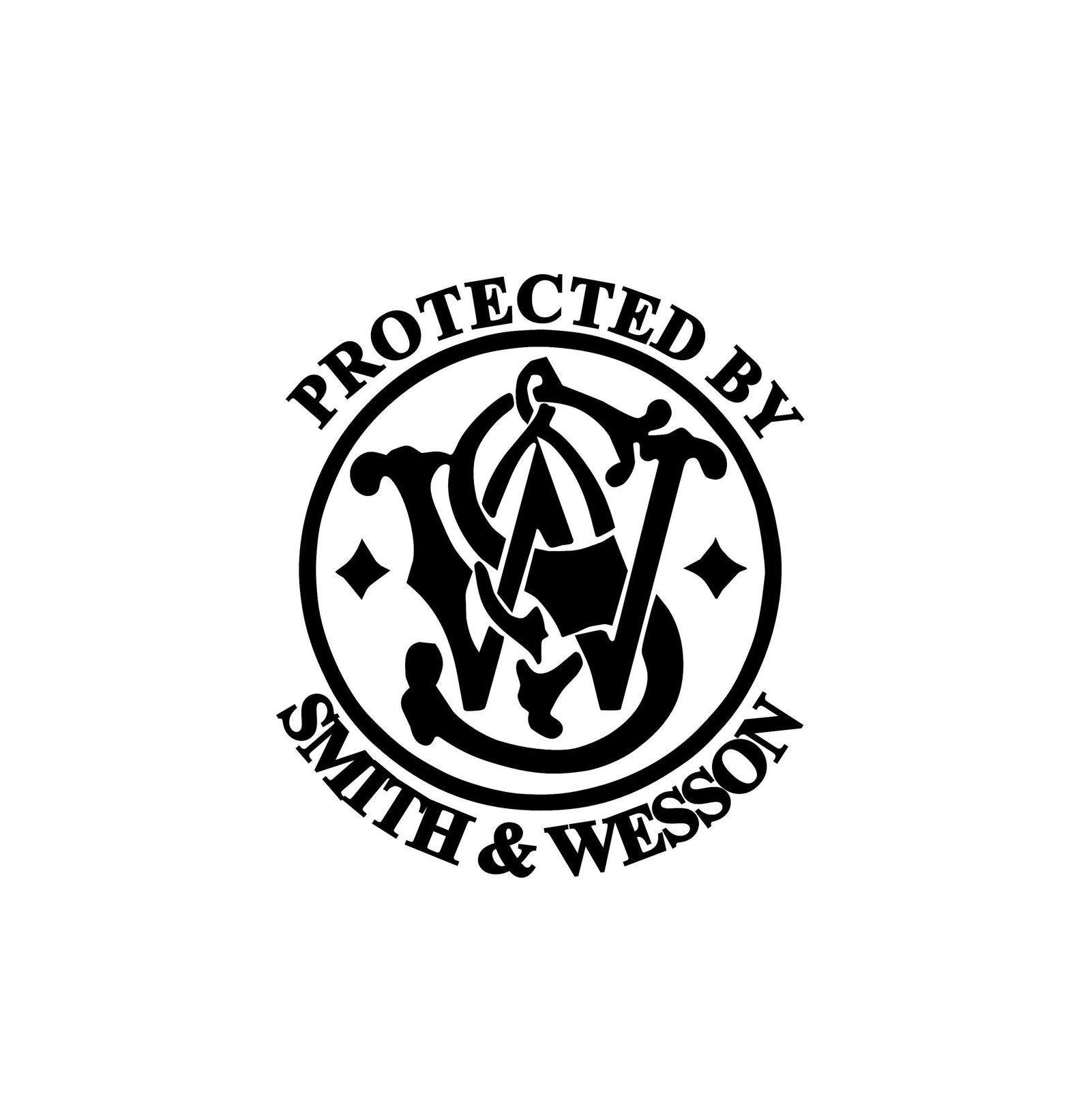 Smith and Wesson Sticker Decal Logo Protected SIZE and | Etsy