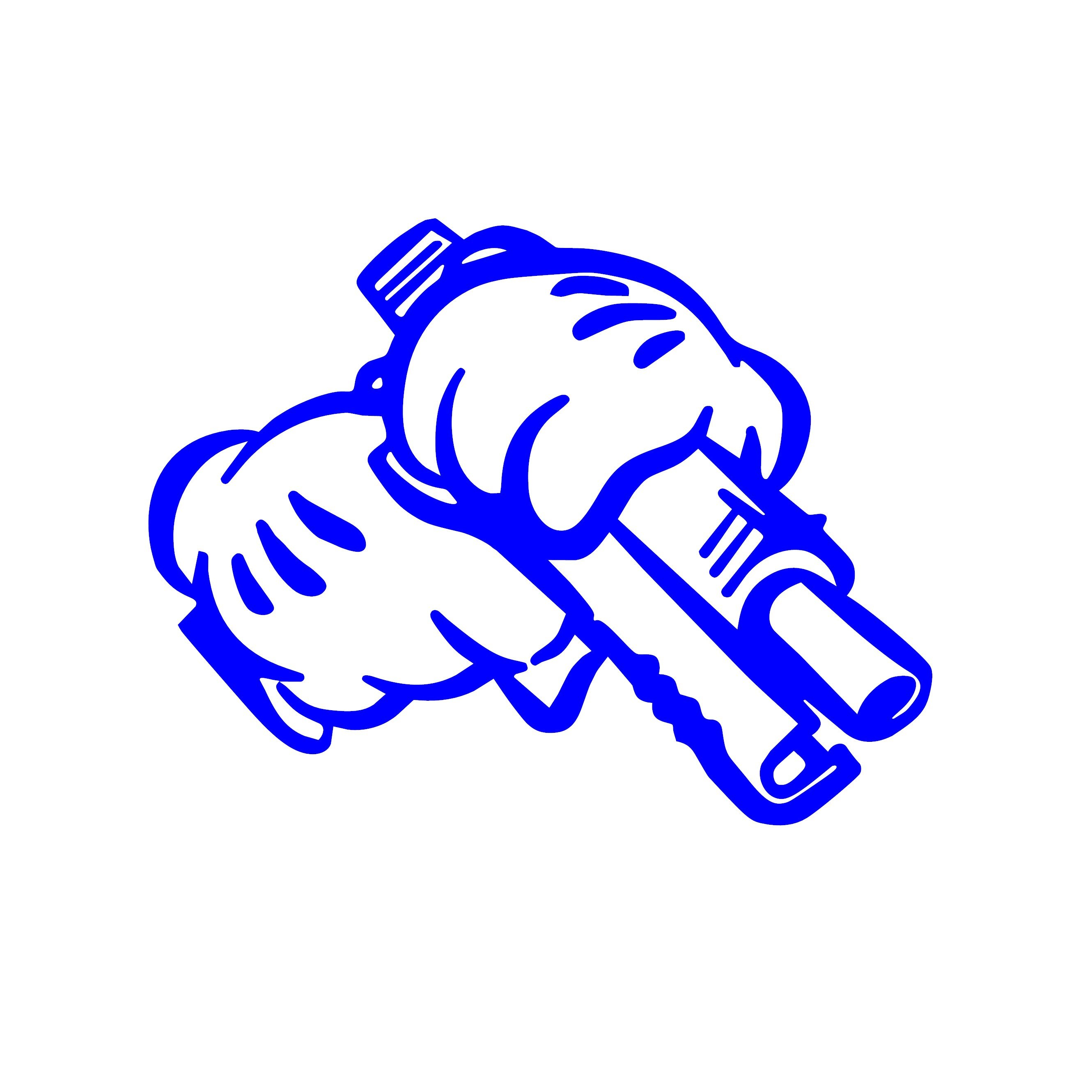 Mickey Mouse Hand on Gun Decal Sticker Vinyl **SIZE and COLOR Choice ...