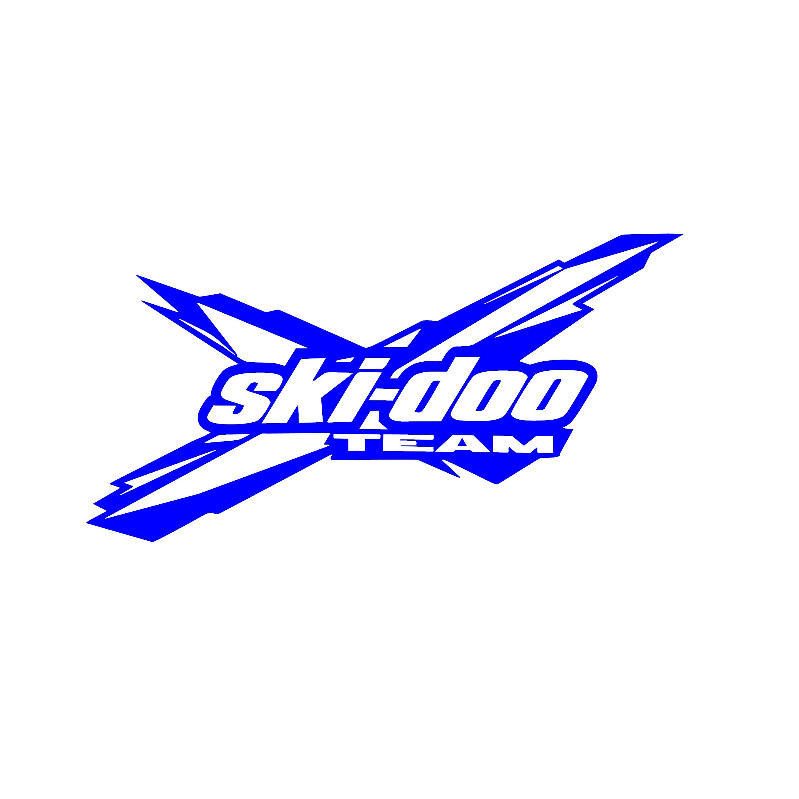 Skidoo Team X Decal Sticker Vinyl Ski Doo **SIZE and COLOR Choice - Etsy