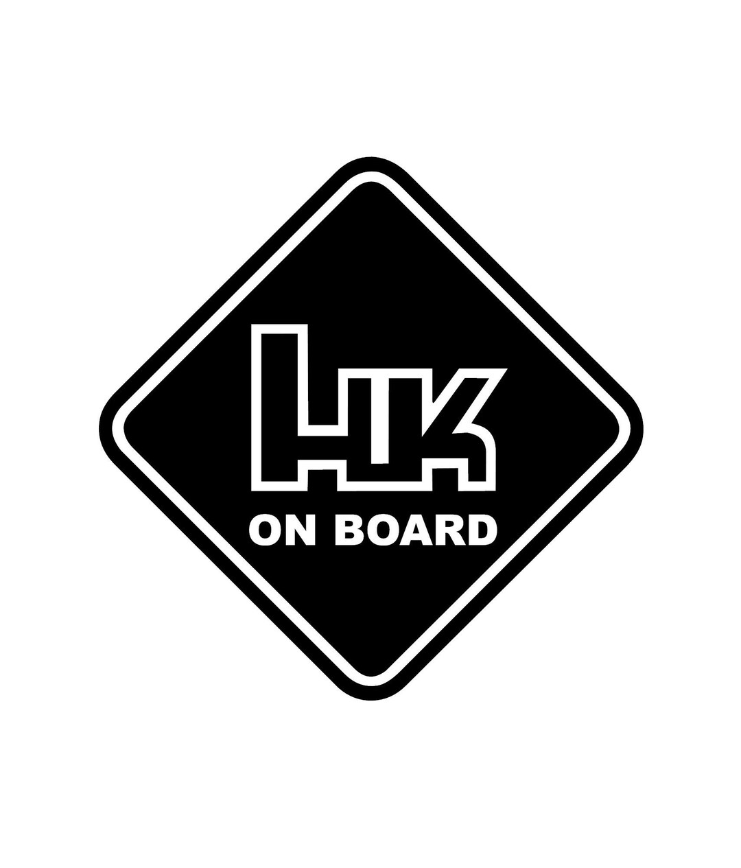 Heckler Koch H K Sticker Decal on Board **SIZE and COLOR CHOICE** - Etsy