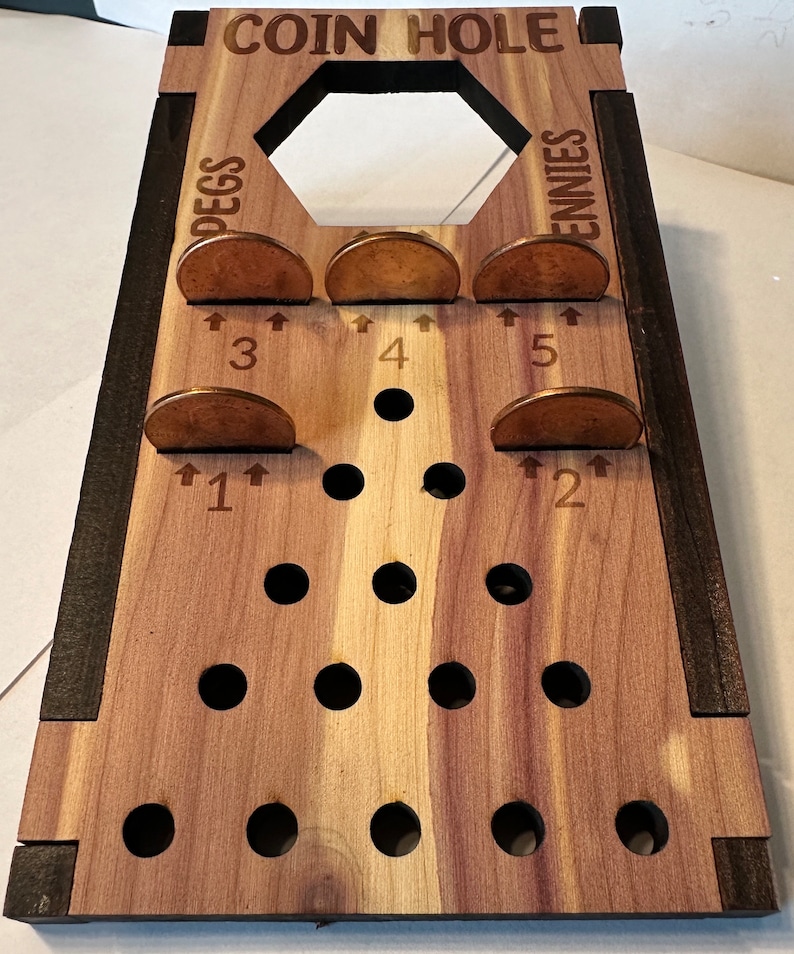 NEW Mini Version of the Cornhole Game This COINHOLE MINIATURE Game ...