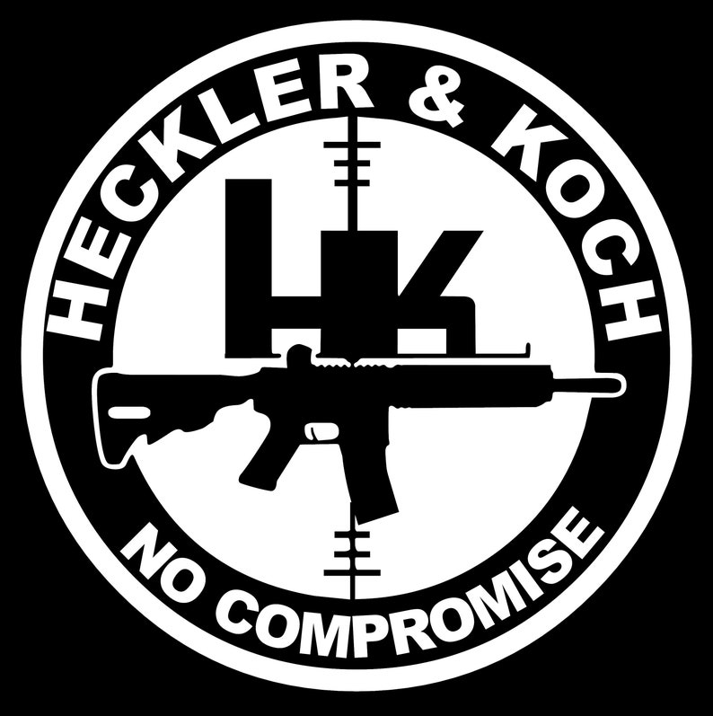HK Heckler & Koch Sticker Decal Scope SIZES and COLORS - Etsy