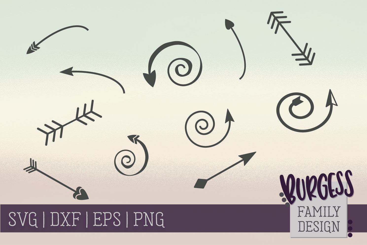 Arrow Bundle SVG, PNG, EPS - Etsy