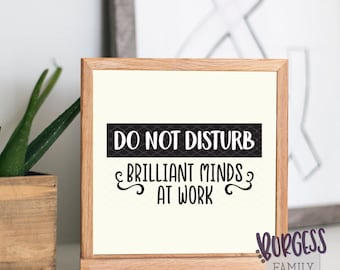 Do Not Disturb Cubicle Sign - Etsy