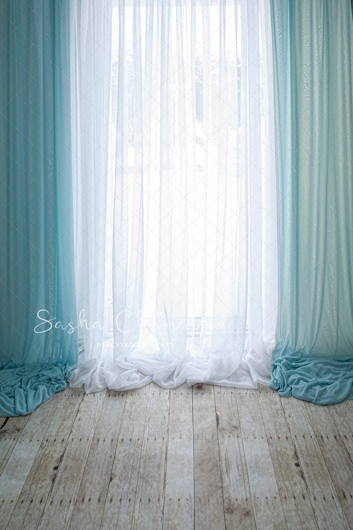 Digital Backdrop, Background Maternity in Front of the Window Blue ...