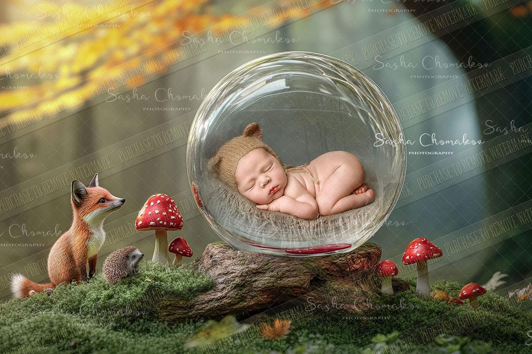 Digital Backdrop, Background Newborn Sitter Family Baby Girl Boy Fall ...