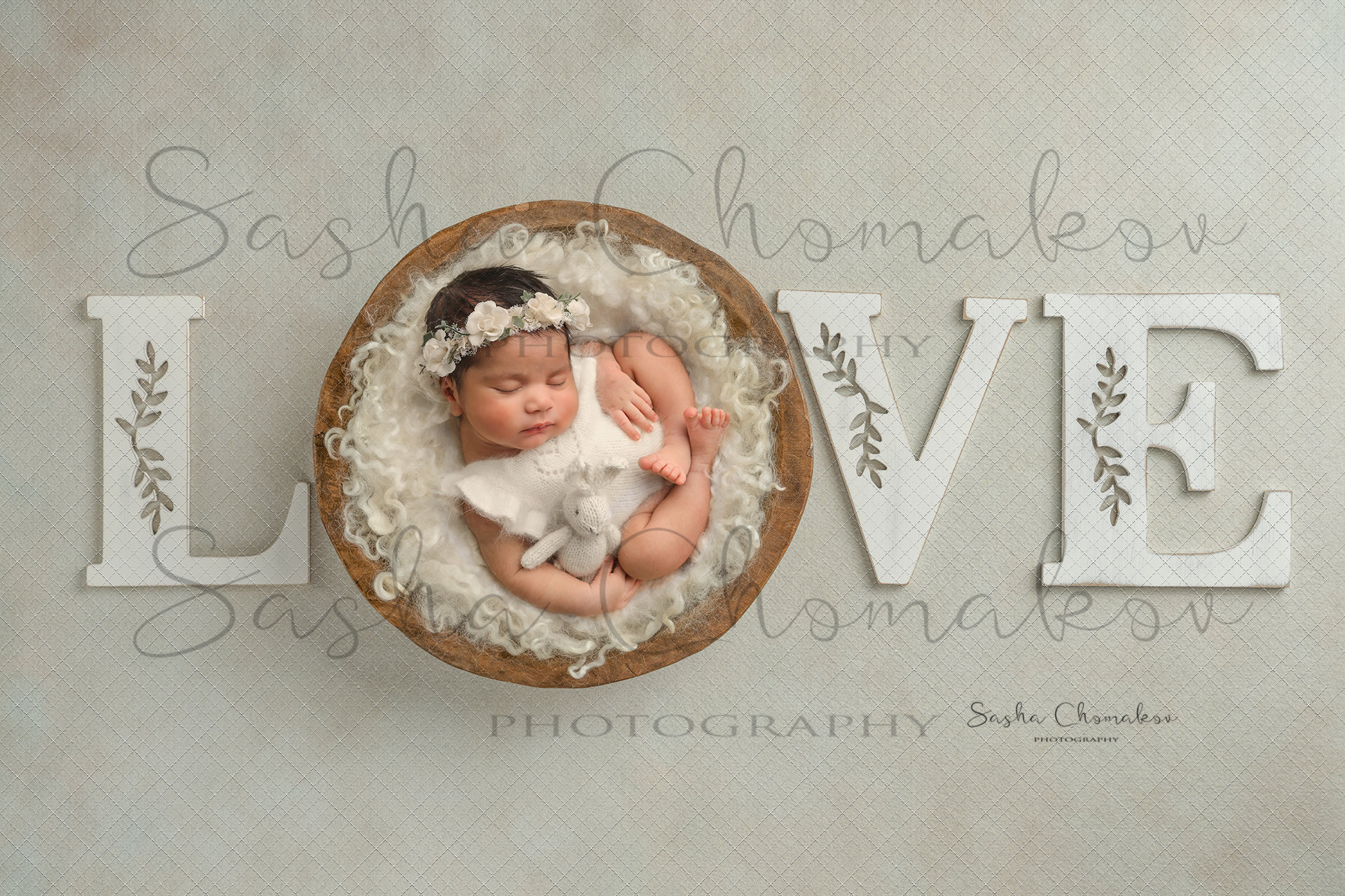 Digital Backdrop Background Newborn Baby Girl or Boy Cream - Etsy