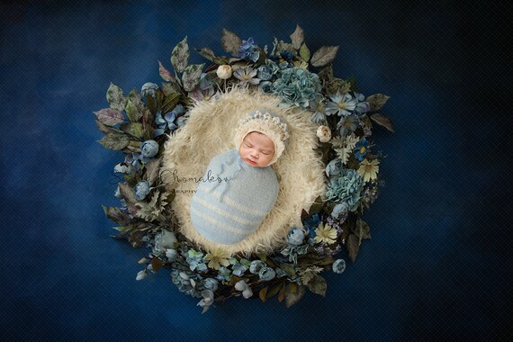 Navy Blue Baby Background