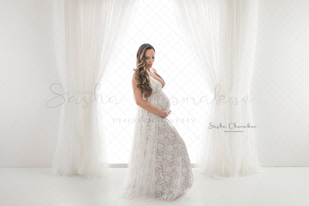 Digital Backdrop Background Maternity , Family Window White Back Lit ...