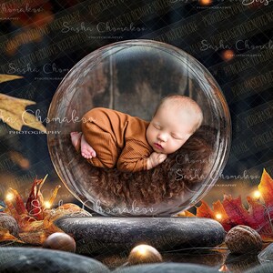 Digital Backdrop, Background Newborn Sitter Family Baby Girl Boy Fall ...