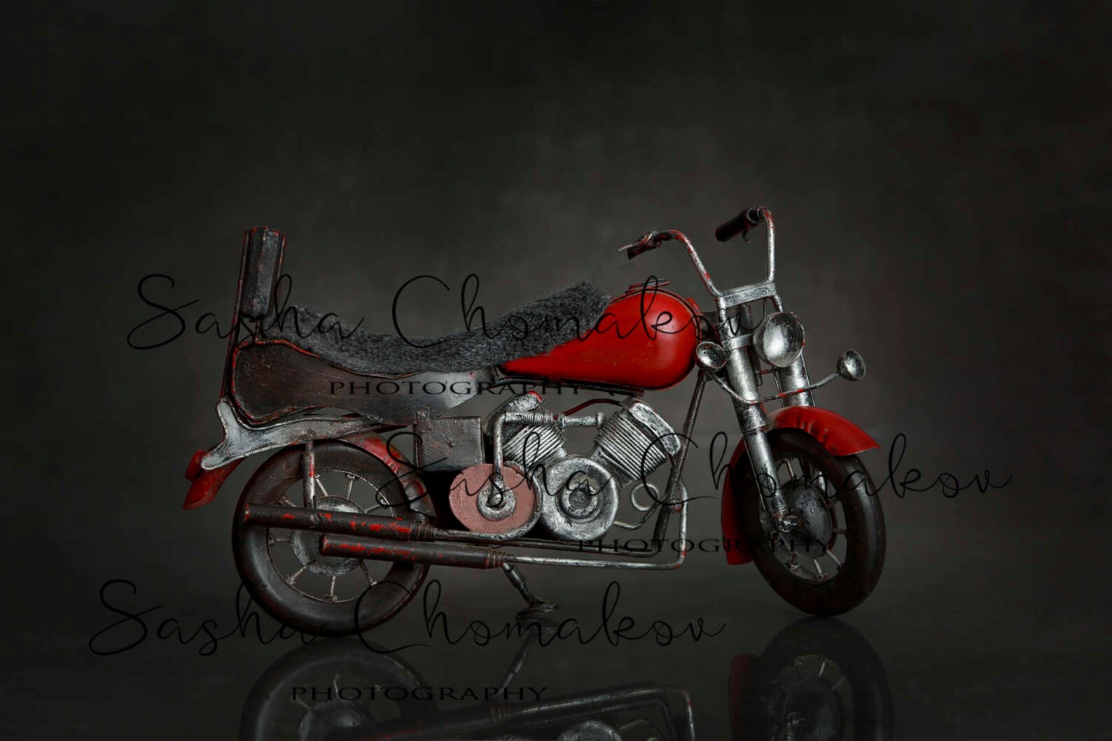 Digital Backdrop , Background Newborn Boy or Girl Bike Motorcycle Red ...