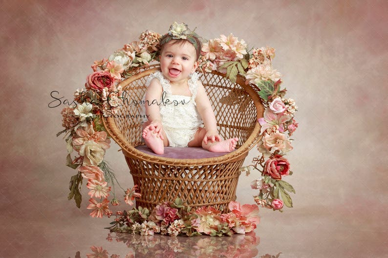 Digital Backdrop Background Newborn Baby Girl Toddler Sitter - Etsy UK