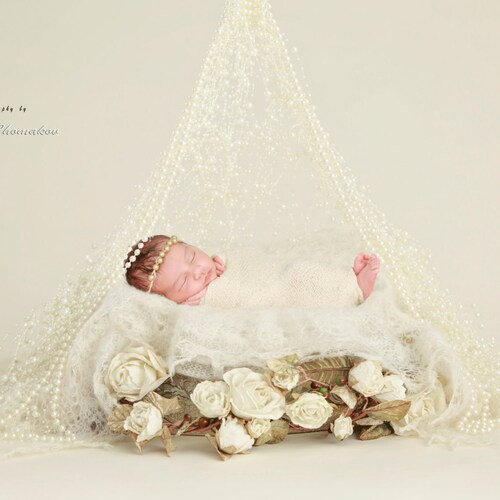 Digital Backdrop Background Newborn Baby Cream Christmas | Etsy