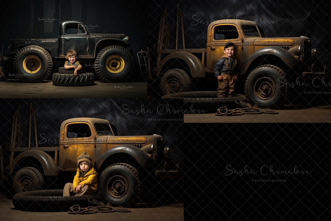 4 Different Files Digital Backgrounds , Backdrops Overlays Vintage ...