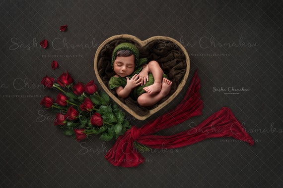 Digital Backdrop Background Newborn Baby Girl or Boy Brown | Etsy