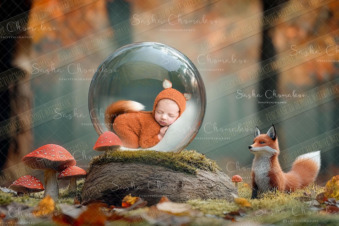Digital Backdrop, Background Newborn Sitter Family Baby Girl Boy Fall ...