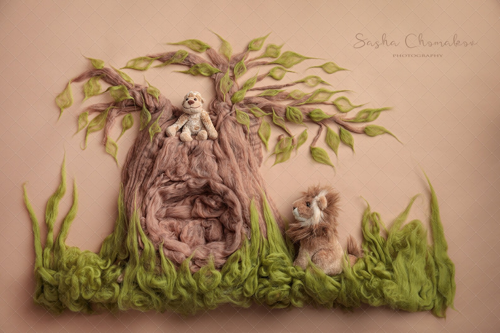 Digital Backdrop, Background Newborn Baby Girl or Boy Under the Tree ...