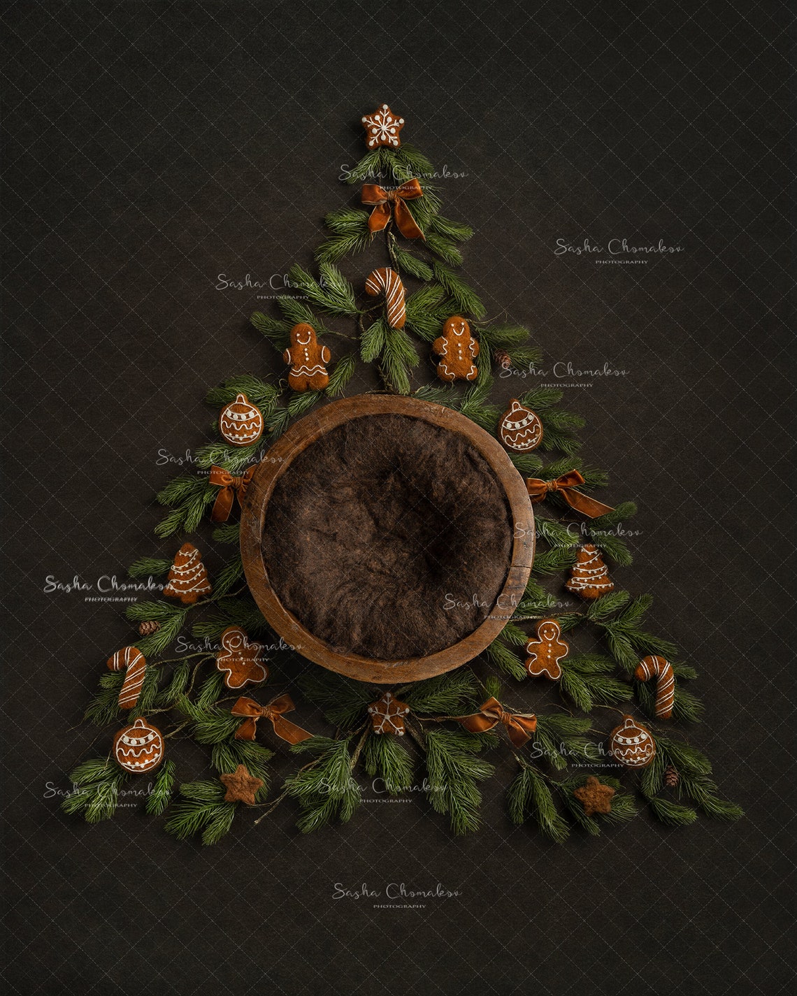 Digital Backdrop Background Newborn Baby Girl Boy Dark Brown - Etsy