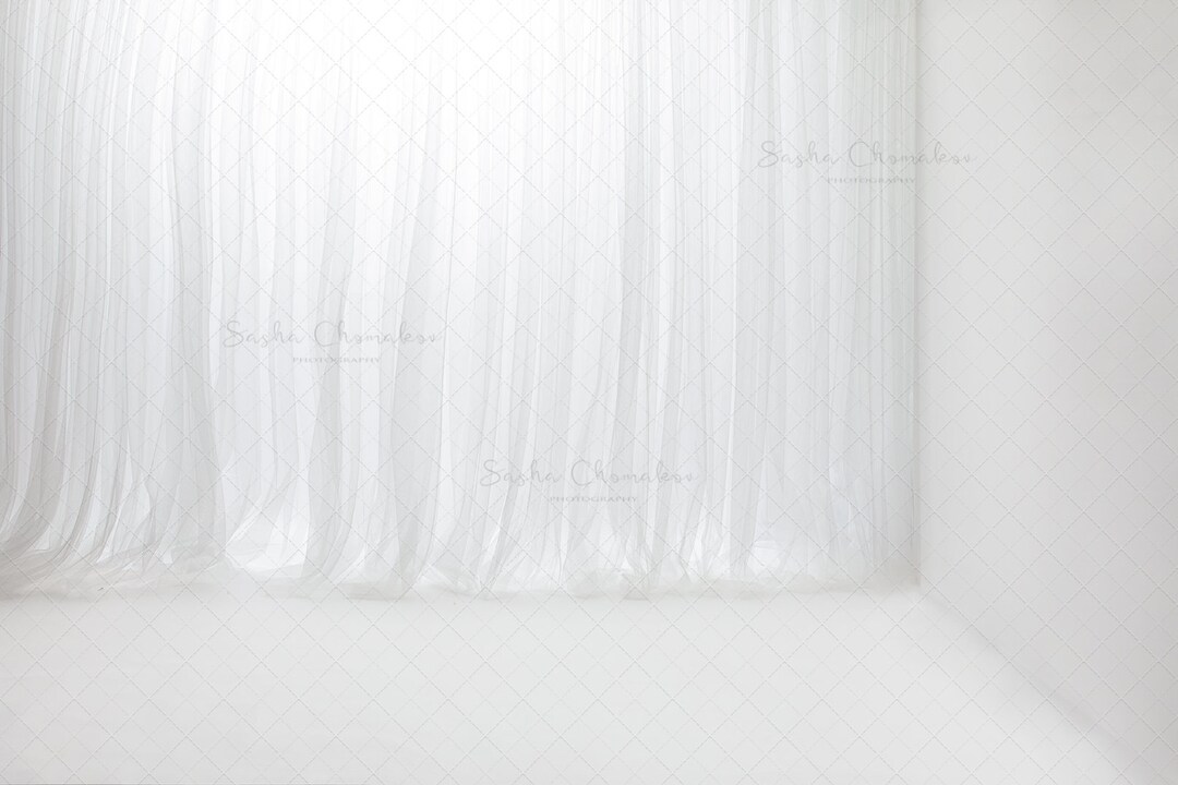 Digital Backdrop Background Girl or Boy Sitter Toddler Drapes in Front ...