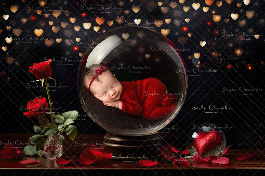 Digital Backgrounds backdrops Newborn Baby Girl Boy Overlay Globe ai ...