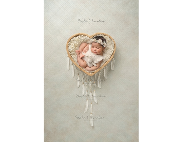 Digital Backdrop Background Newborn Baby Girl or Boy Cream | Etsy